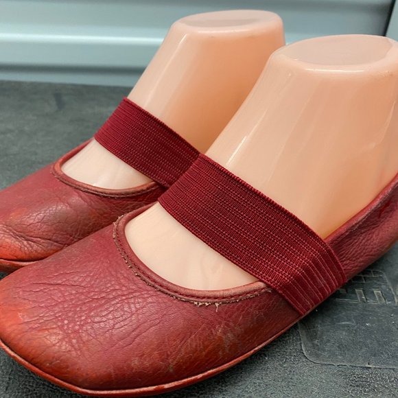 Camper | Shoes | Camper Red Leather Slip On Shoes Size 3435us | Poshmark
